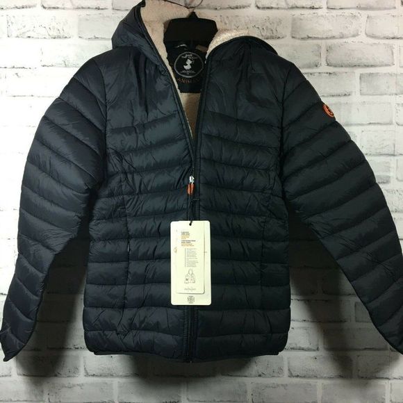 SAVE THE DUCK | Jackets & Coats | Save The Duck Boys Jacket Grey Cream Size 4 Puffer Coat Animal ...